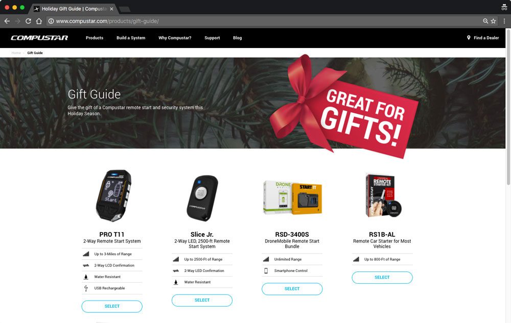 Shopping for a Remote Start this Holiday Season? | Compustar