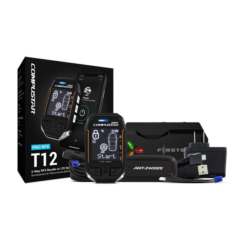 T12 2-Way LCD Remote Start & Security System with LTE | Compustar